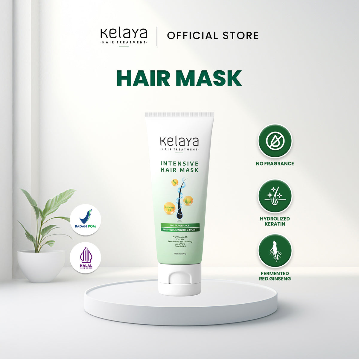 PROMO NEW LAUNCH KELAYA Intensive Hair Mask
